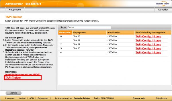 Anleitung Admin – CTI TAPI Treiber installieren – Stephan Rasch ...